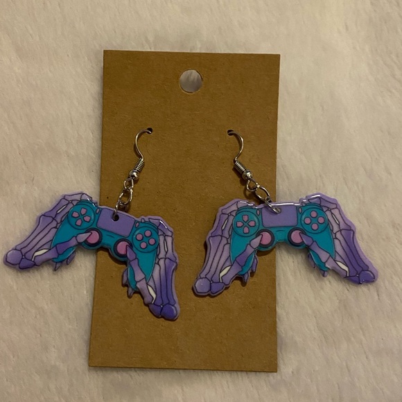 Jewelry | Skelton Playstation Haunted Earrings | Poshmark